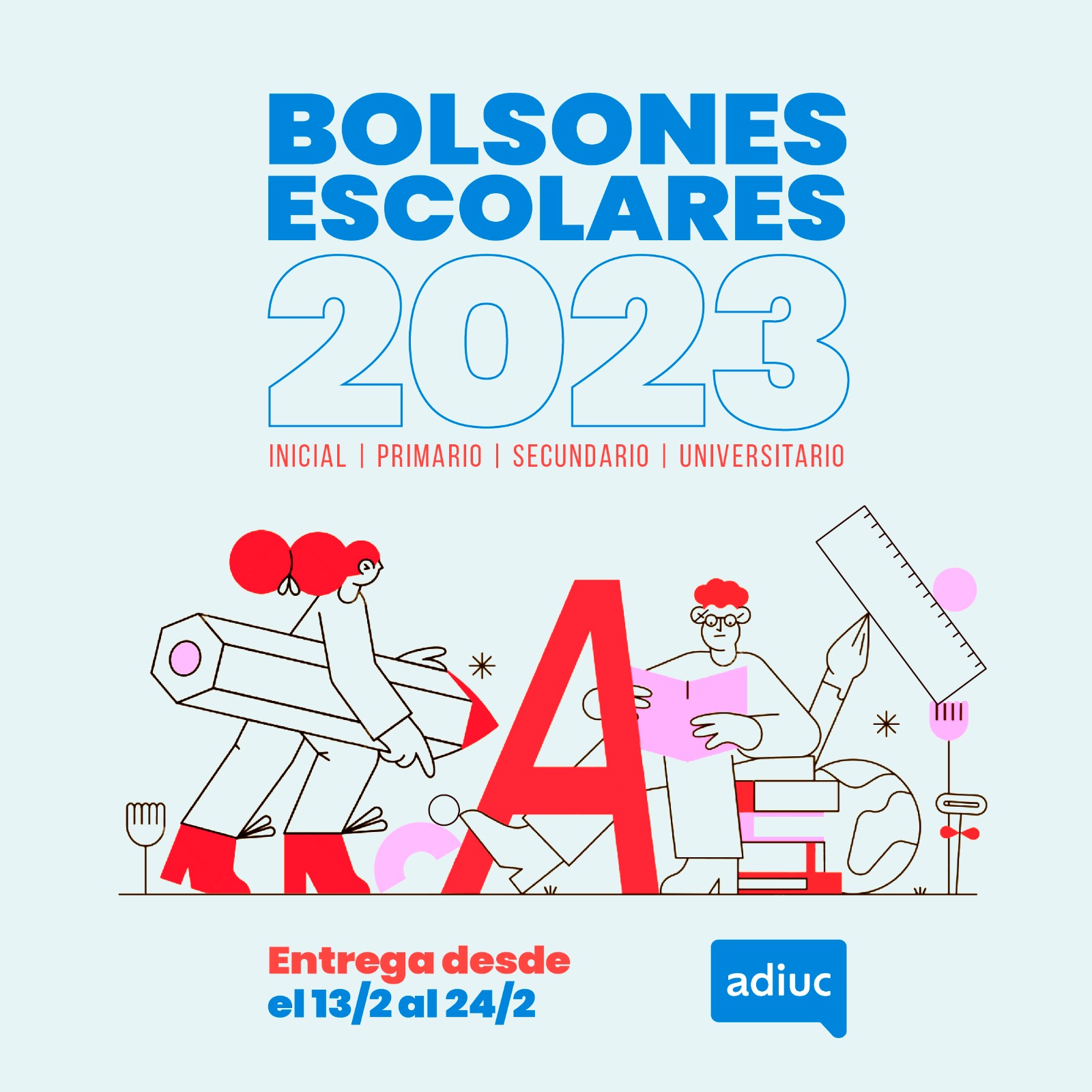 ADIUC: Bolsones Escolares 2023 - ACN